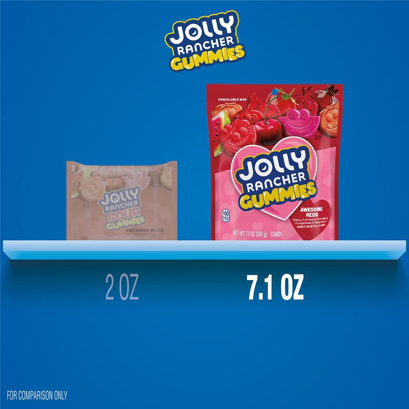 Jolly Rancher Awesome Reds Valentine's Day Gummy Candy Pouch - 7.1oz 7. ...