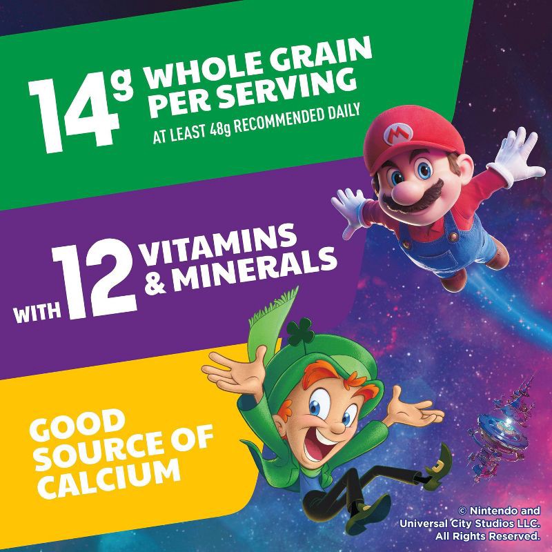 Lucky Charms Mario Family Size Breakfast Cereal - 18.6oz 18.6 oz | shipt