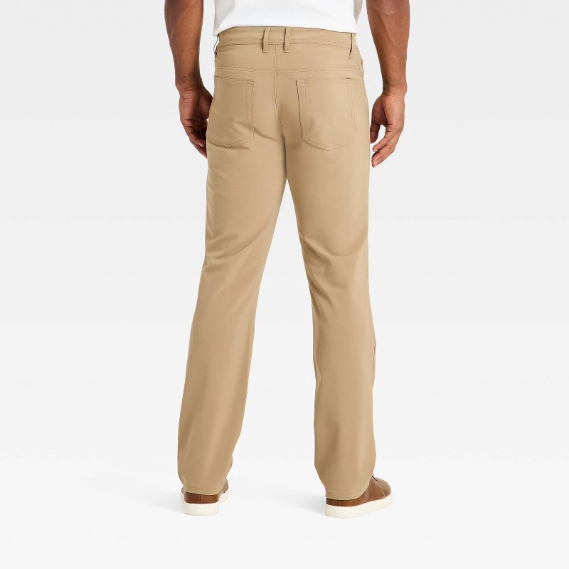 Men's Slim Straight Fit Five Pocket Pants - Goodfellow & Co™ Tan 36x32 ...