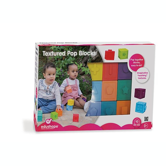 Edushape Textured Pop Blocks 10 ct | Shipt