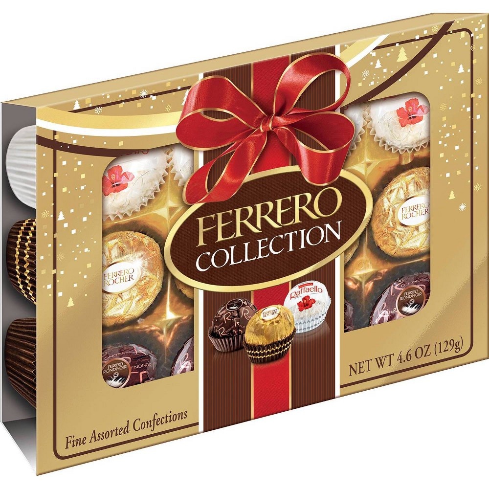 Ferrero Rocher Collection Chocolate Holiday Box 4.6 oz | Shipt