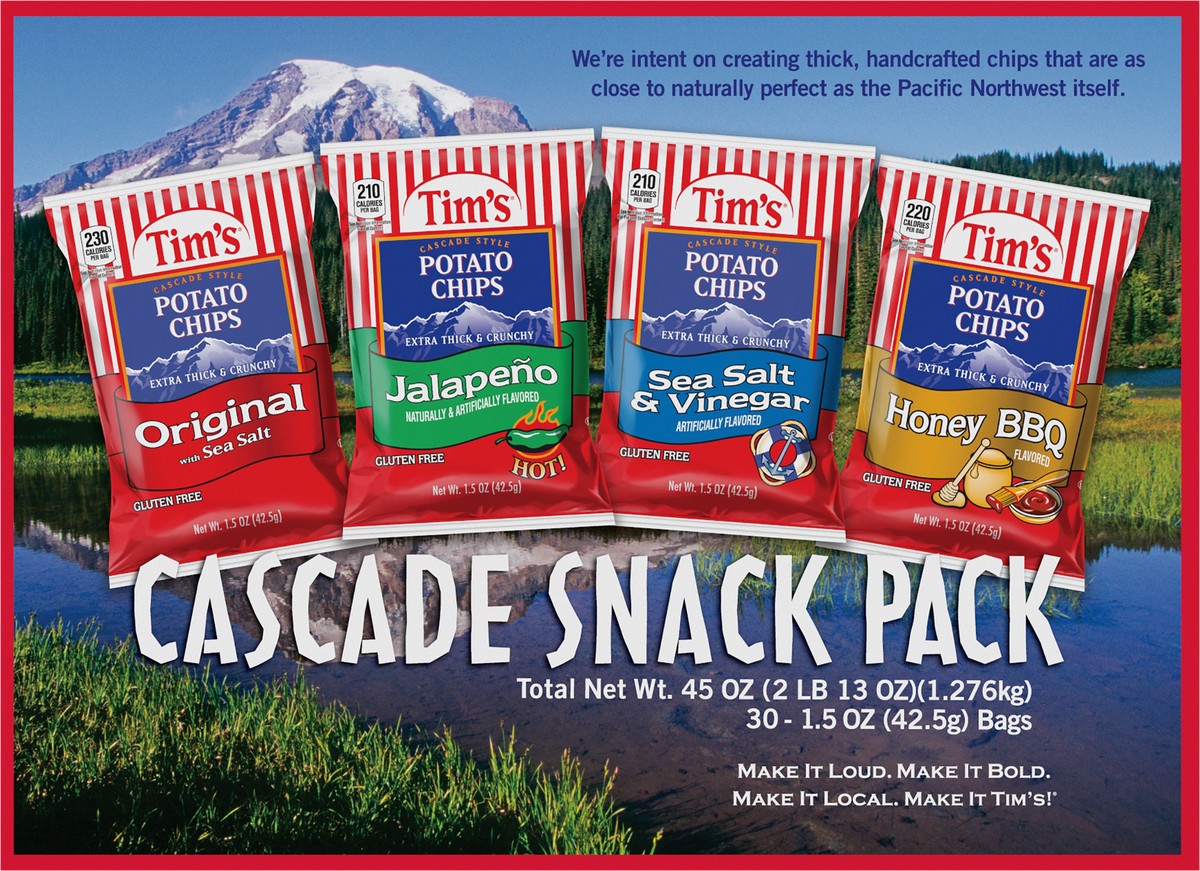 Tim's 1.5 oz Tims Variety Pack Kettle Chip - 30 count 30 ct | Shipt