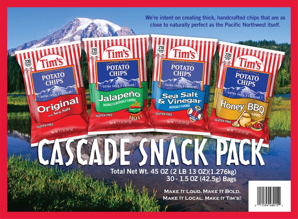 Tim's Cascade Chips Variety Pack Classic (BULK) 30 ct | Shipt