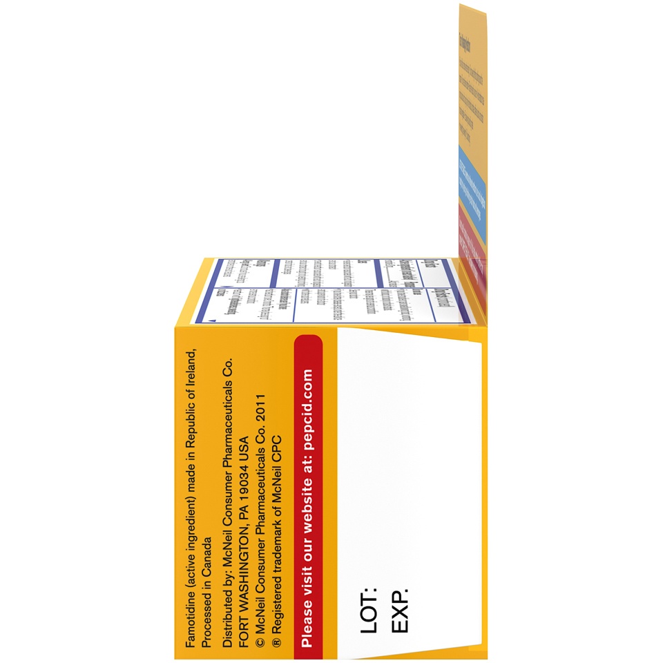 Pepcid AC Maximum Strength Heartburn Relief Tablets, Prevents ...