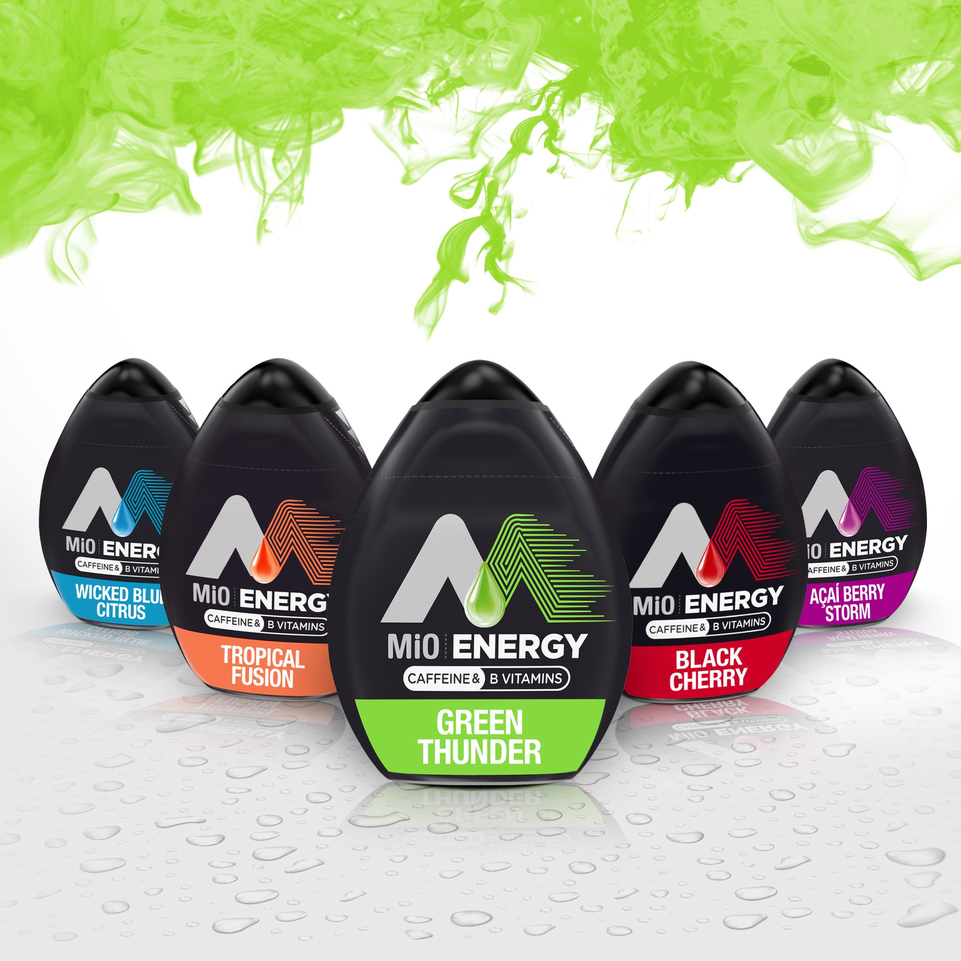 MiO Energy Green Thunder Naturally Flavored Liquid Water Enhancer with ...