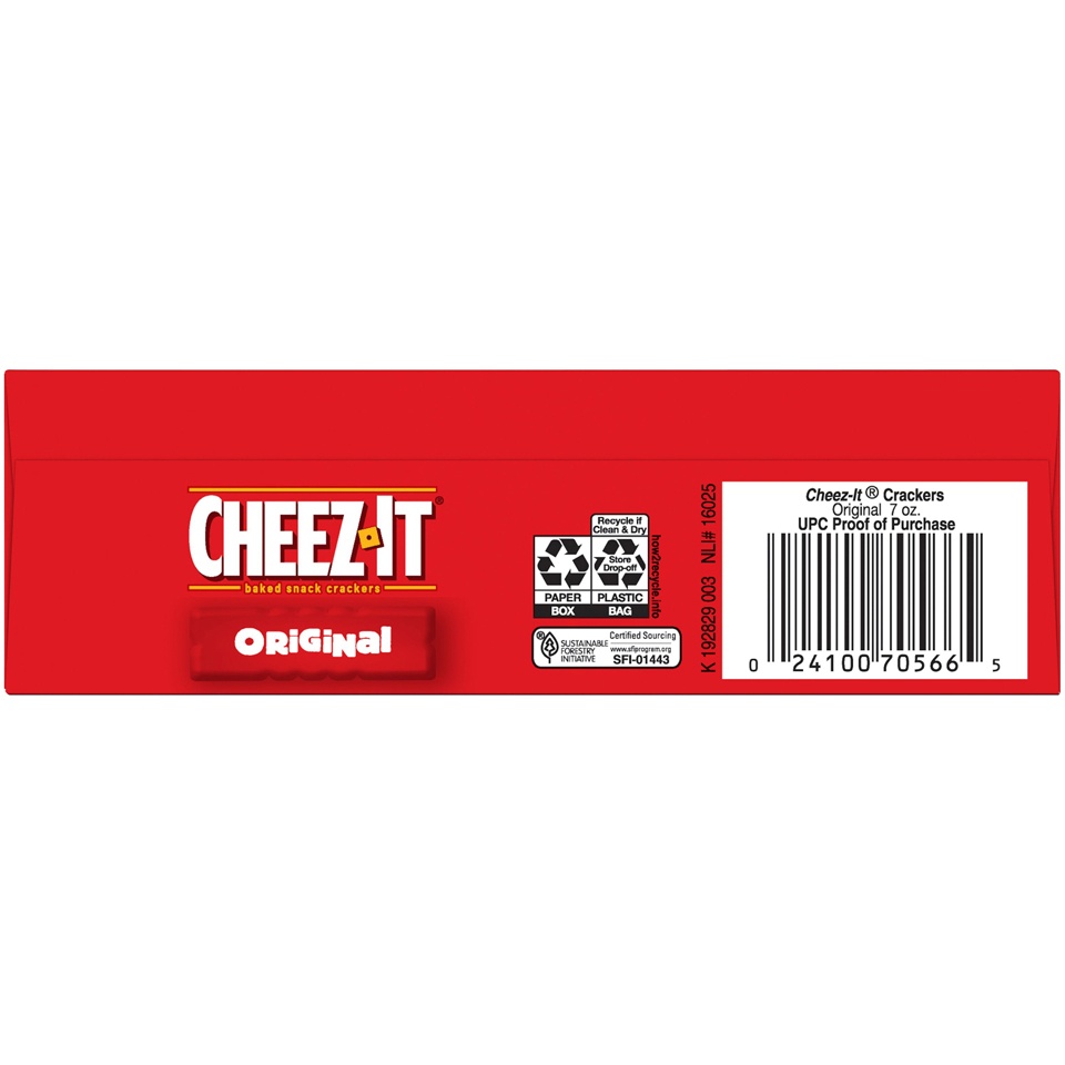 Cheez-It Original Cheese Crackers 7 oz | Shipt