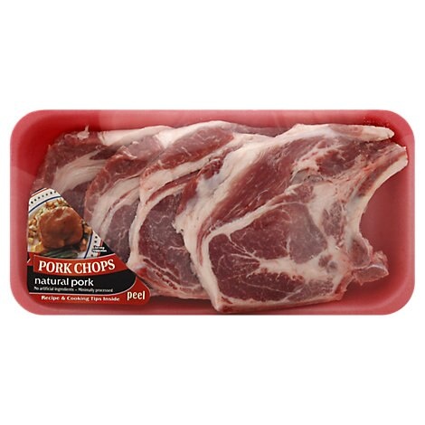 Meat Counter Pork Loin Blade Chops Bone In Thin per lb | shipt