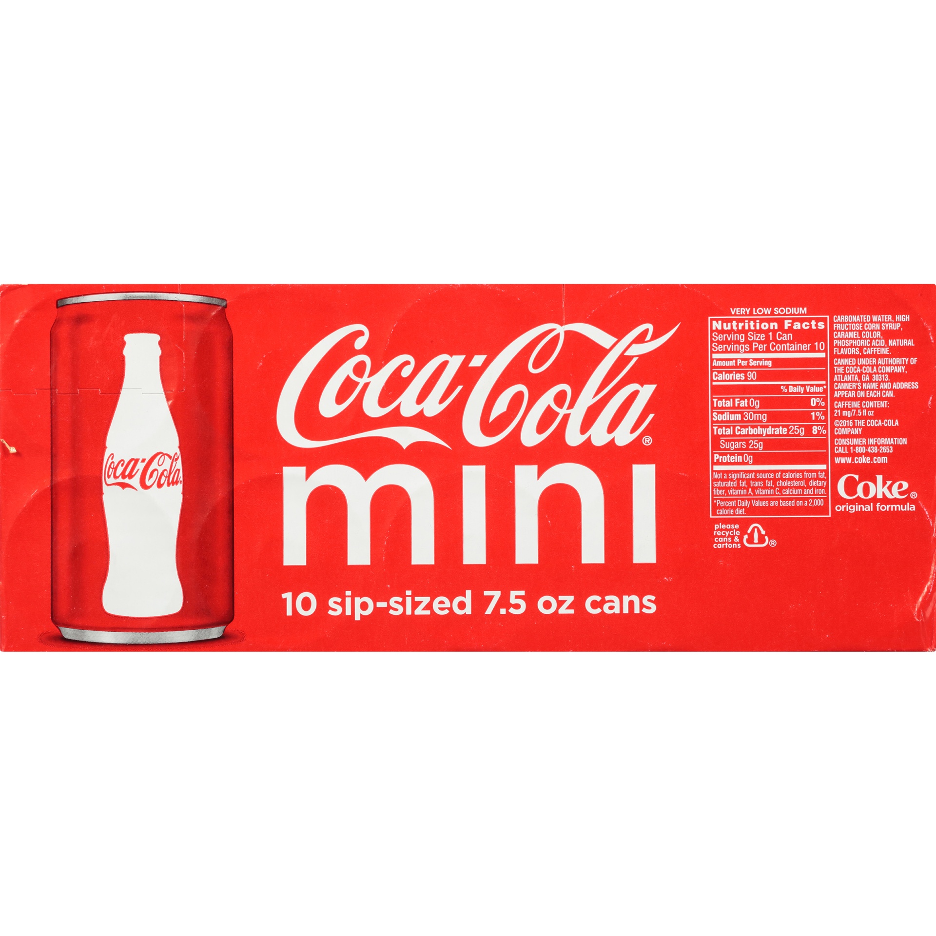 Coke Classic Soda Mini Cans 75 fl oz | Shipt