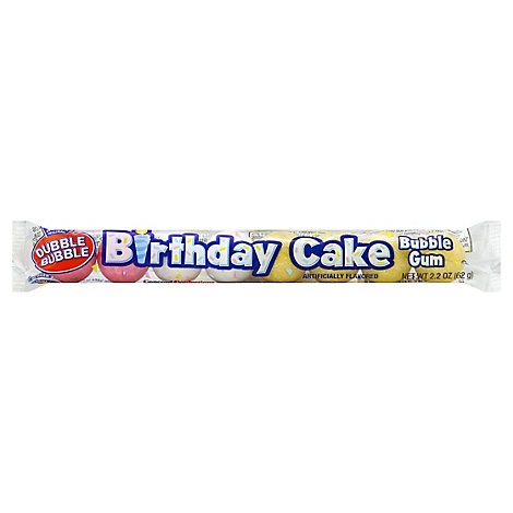 Dubble Bubble Gum Balls Birthday Cake Wrapper 8 ct | Shipt