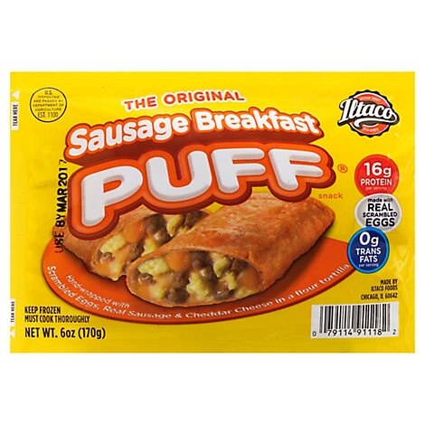 Iltaco Puff Sausage Breakfast 6 oz | Shipt