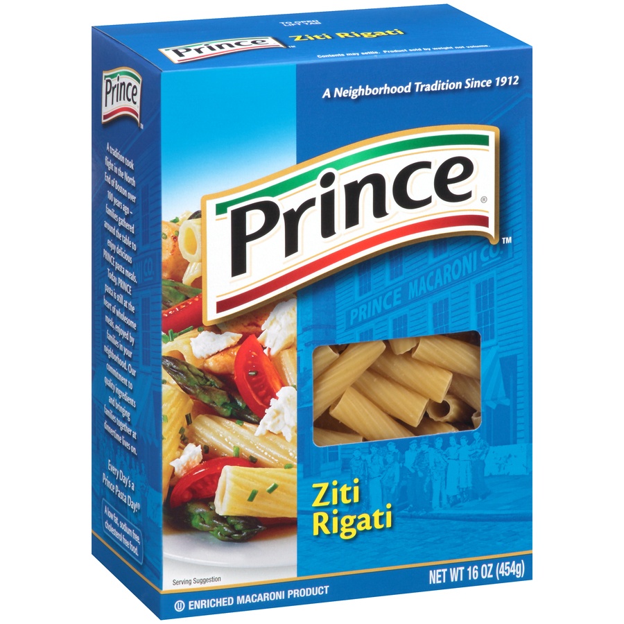 Prince Pasta - Ziti With Lines 16 oz | Shipt
