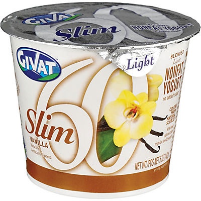 Mehadrin Kosher Givat Slim 60 Vanilla Non Fat Yogurt 5 oz | Shipt
