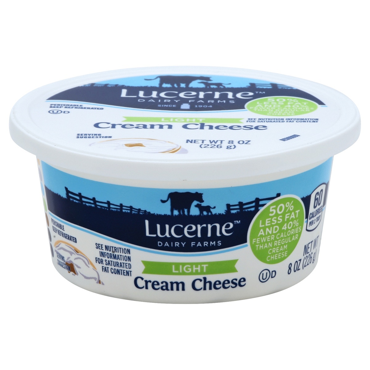 Lucerne Dairy Farms Light Cream Cheese | shipt