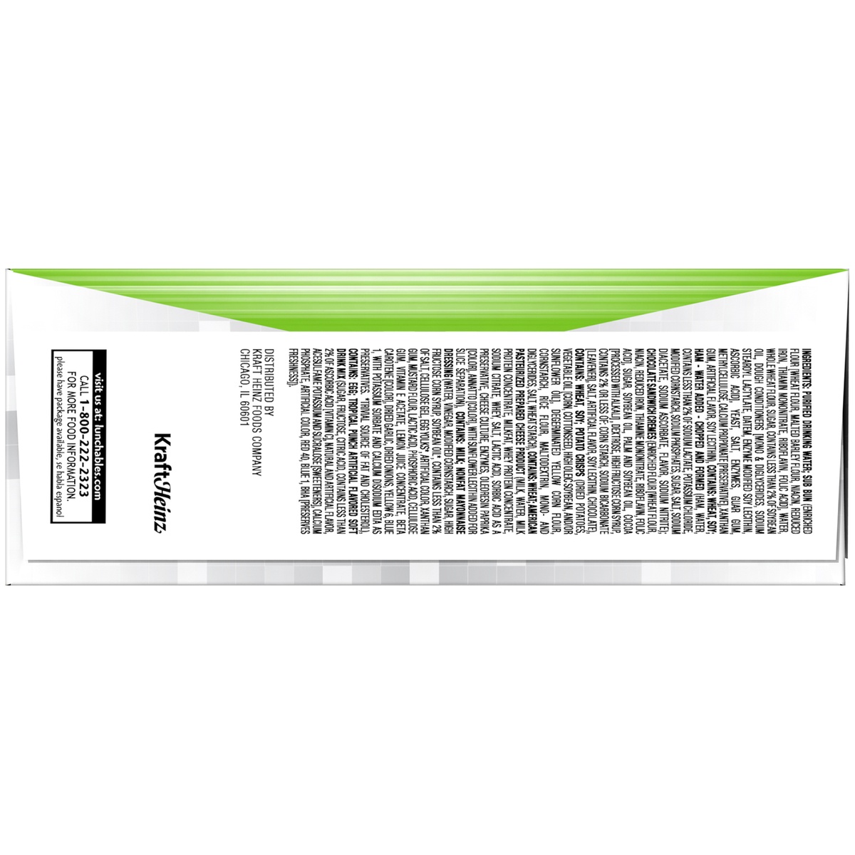 Lunchables Uploaded 6-Inch Ham & American Cheese Sub Sandwich Meal Kit ...