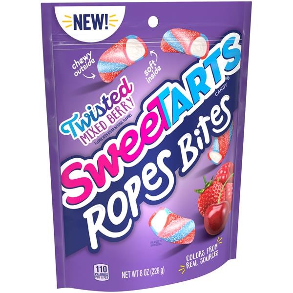 SweeTARTS Twisted Mixed Berry Ropes Bites 8 oz | Shipt