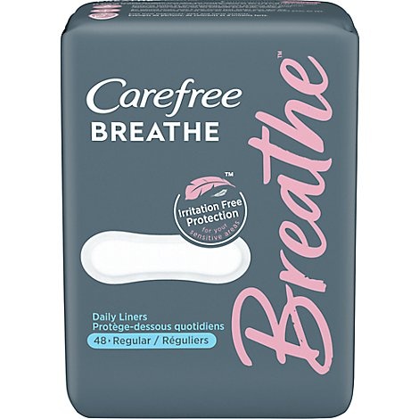 Carefree Breathe Pantiliners 48 ct | Shipt