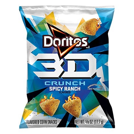 Doritos 3D Crunch Corn Snacks Spicy Ranch Flavored -. 625 oz | Shipt