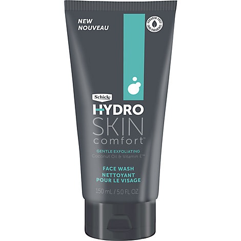 Schick Hydro Skin Comfort Face Wash For Men Gentle Exfoliating 5 oz | Shipt