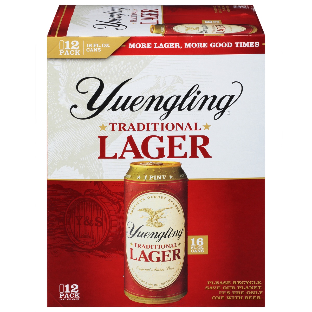 Yuengling 12 Pack Traditional Lager Beer 12 - 16 fl oz Cans 12 ct | Shipt