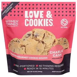 Love&cookies Charlie Cash Chocolate Chip 12oz - 12 Oz 12 oz | shipt