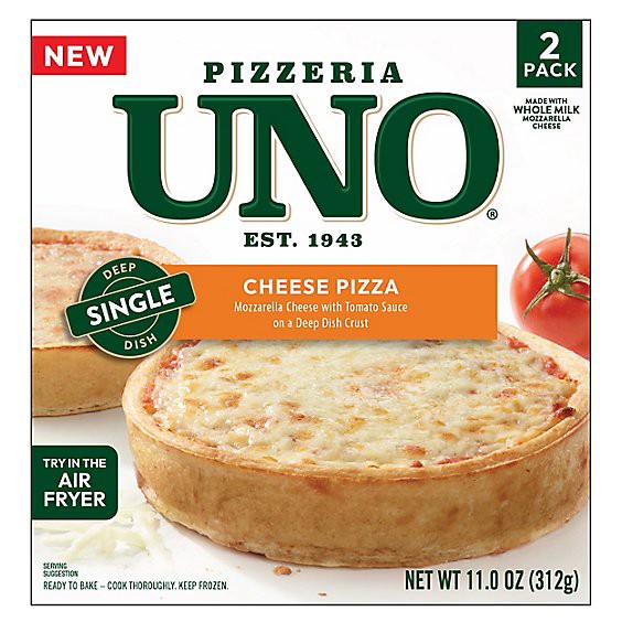 Pizzeria Uno Deep Dish Cheese Pizza 5in 2ct 11 Ounce - 11 Oz 11 oz | shipt