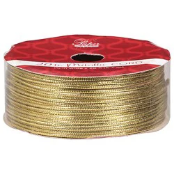 Signature Select 20 Feet Gold Tinsel Cord - Each 1 ct | shipt