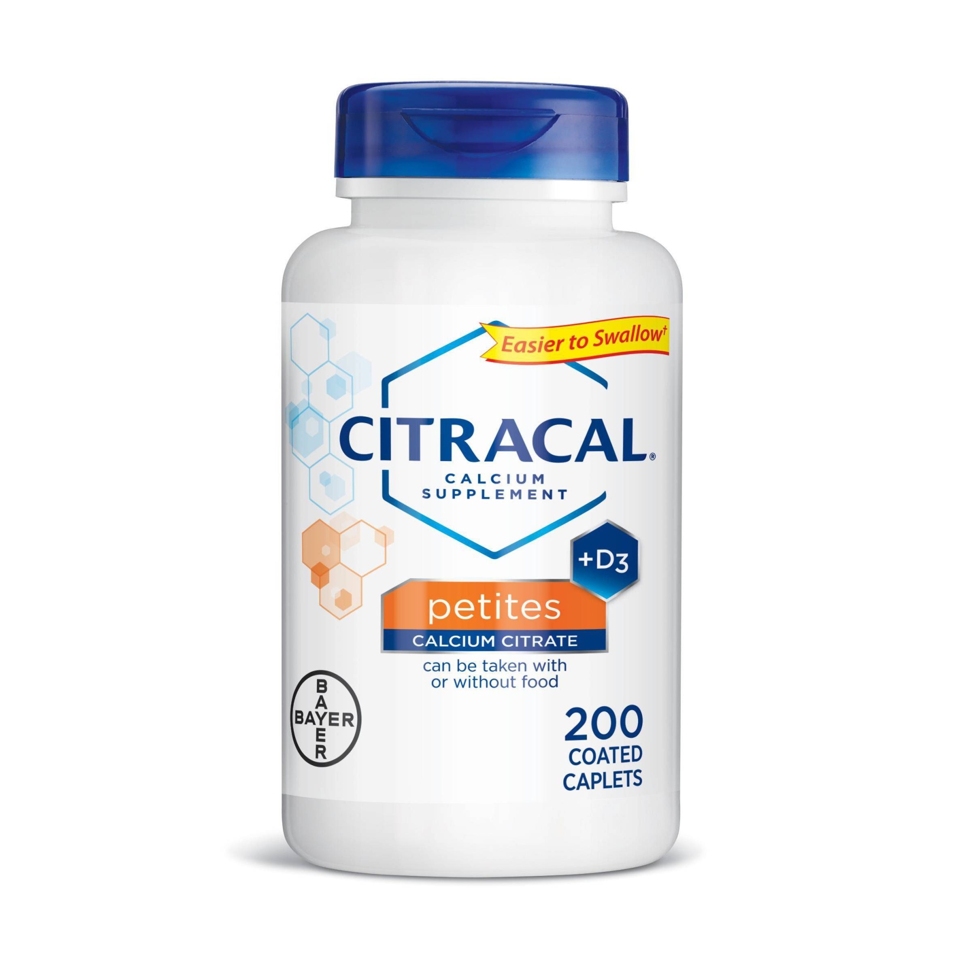 Citracal Petites Calcium & Vitamin D3 Dietary Supplement Tablets 200 ct ...