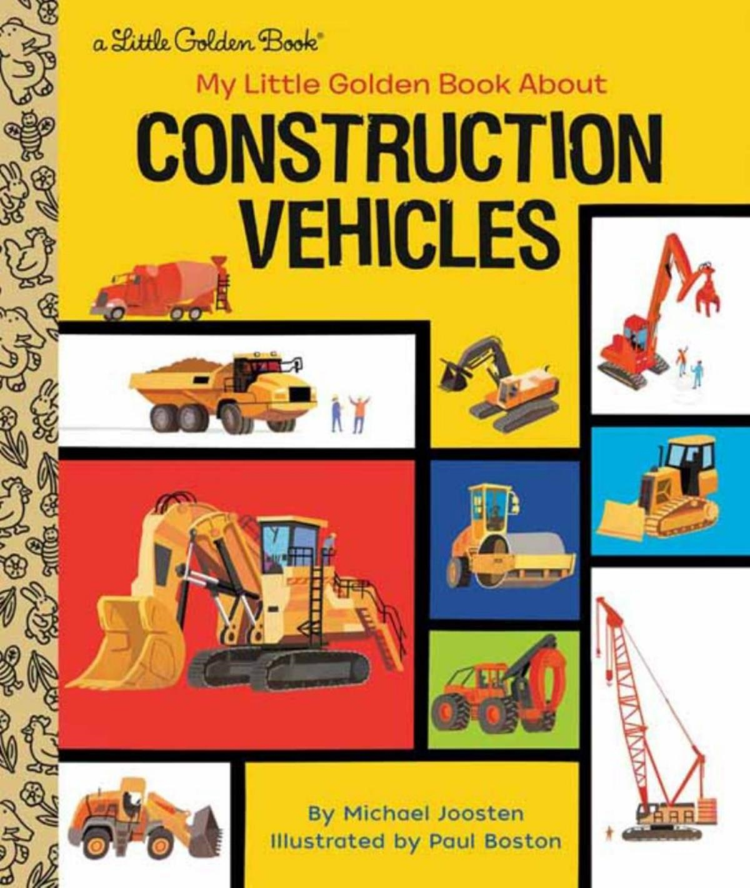 My Little Golden Book About Construction Vehicles By Michael Joosten 1 ...