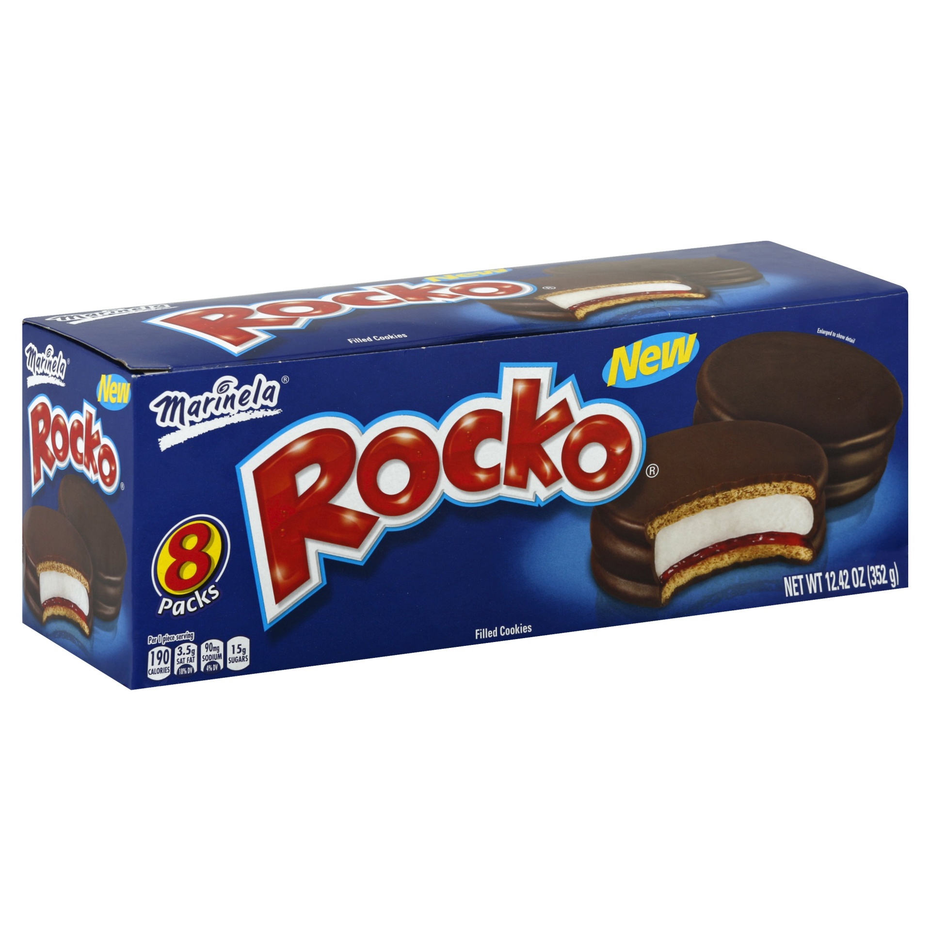 Marinela Rocko Chocolate Marshmallow Cookies 8 ct | Shipt
