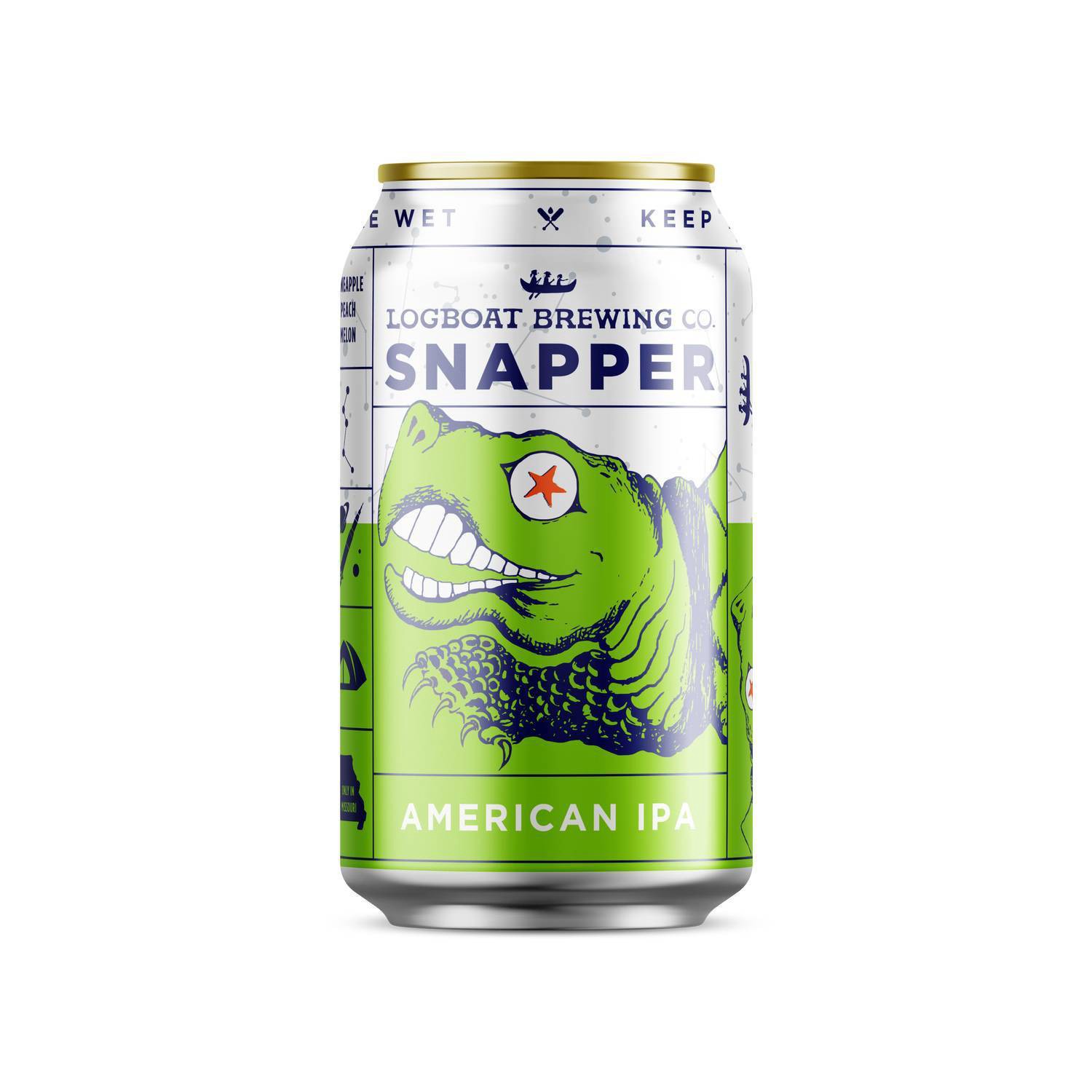 Logboat Brewing Co. Logboat Snapper IPA Beer - 6pk/12 fl oz Cans 6 ct ...