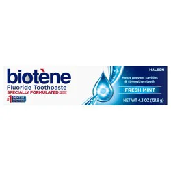 Biotène Fluoride Toothpaste for Dry Mouth Symptoms and Bad Breath ...