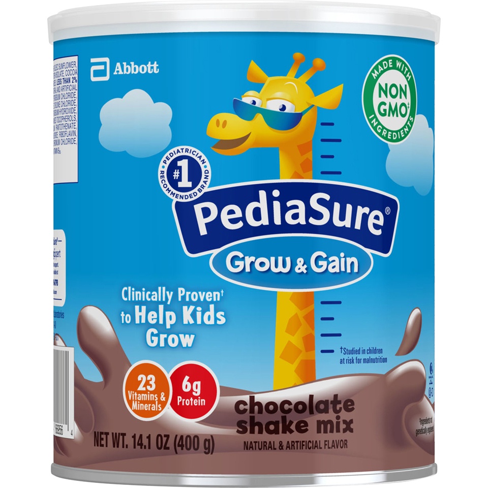 PediaSure Grow & Gain Shake Mix Chocolate Powder 14.1 oz | Shipt