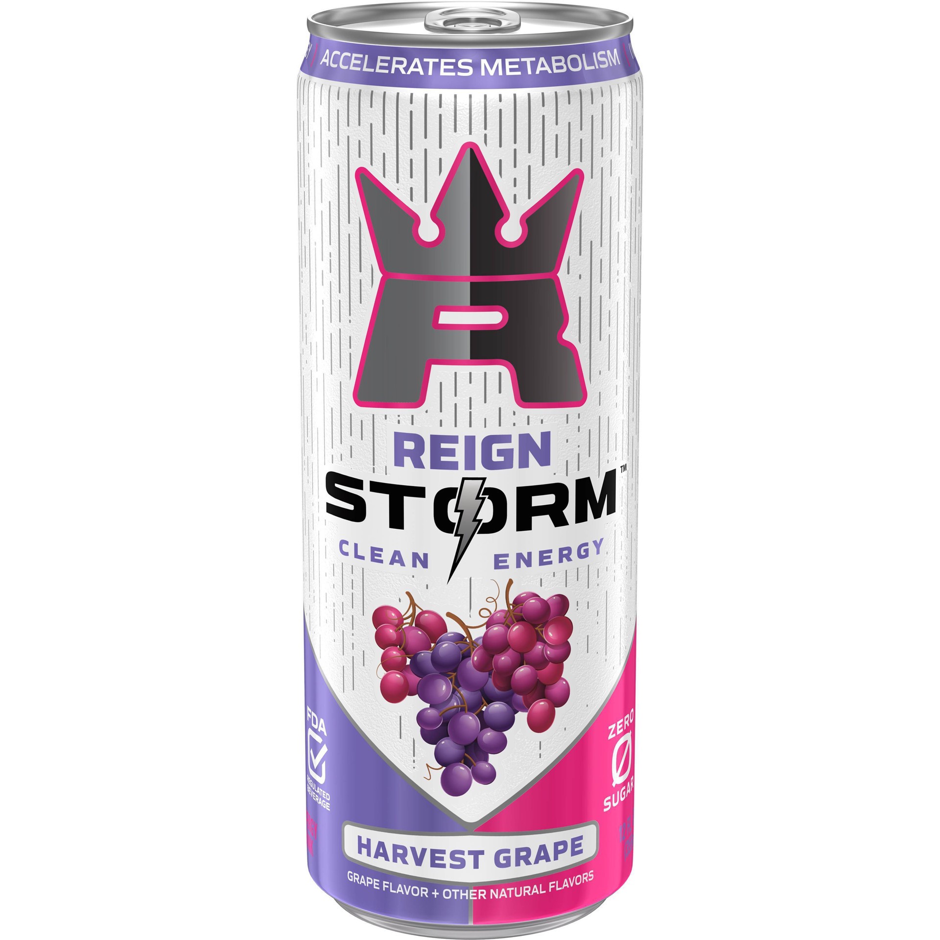 Reign Storm Harvest Grape Energy Drink - 12 fl oz Cans 12 fl oz | Shipt