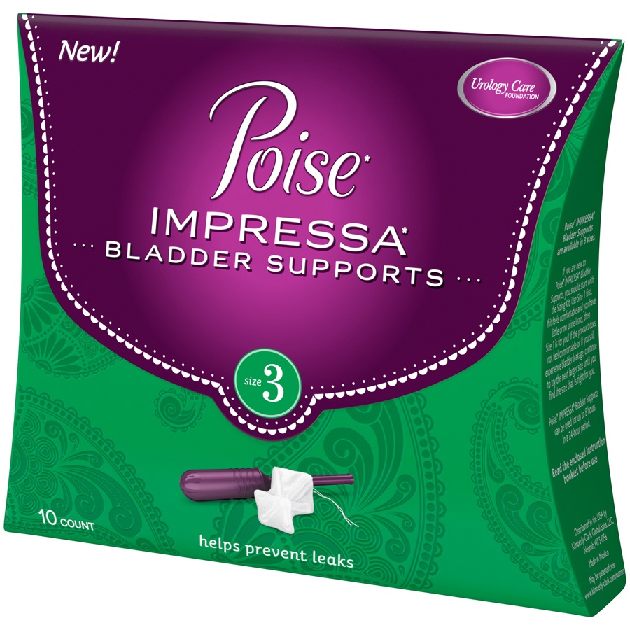 Poise Impressa Incontinence Bladder Supports Size 3 10 ct | Shipt