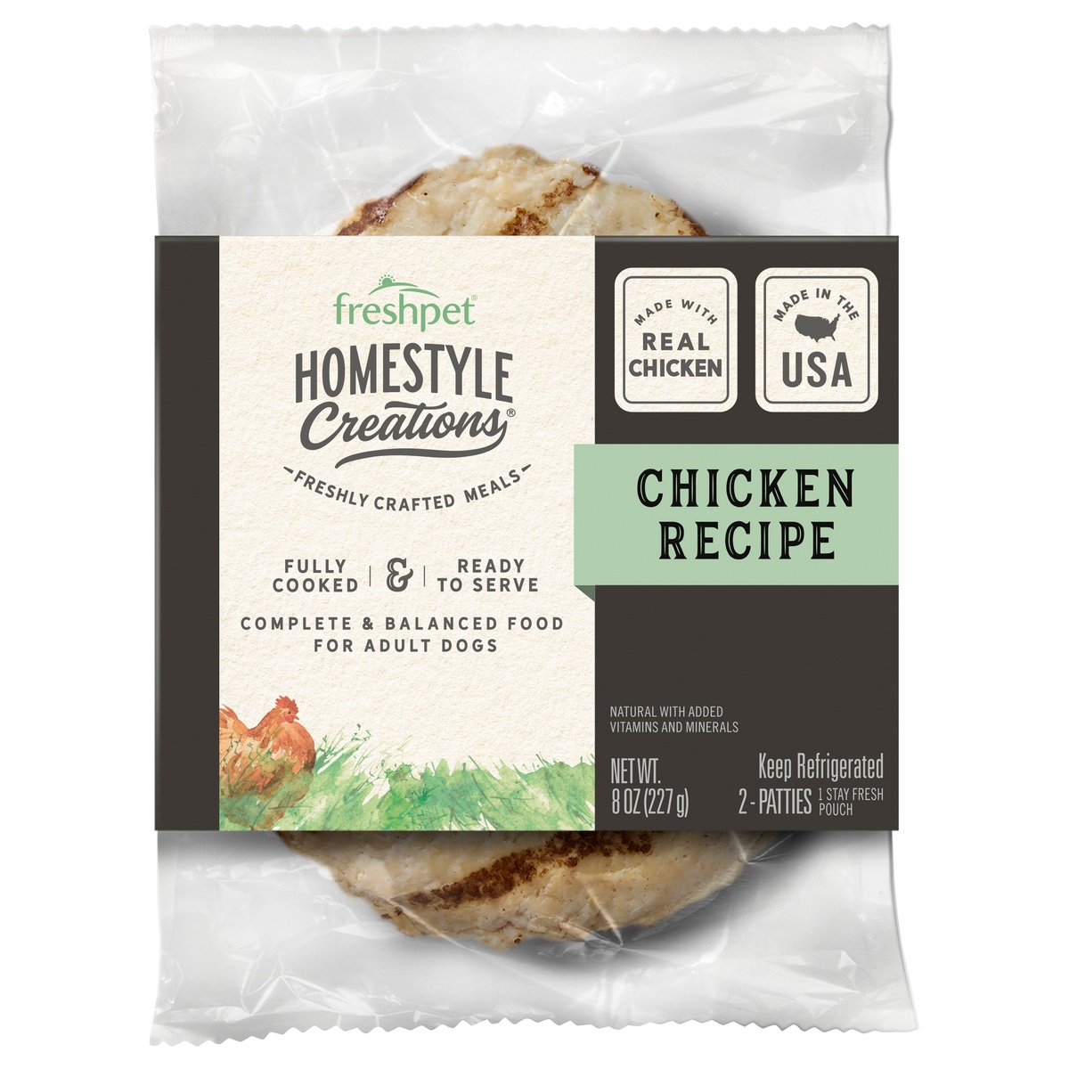 Freshpet Homestyle Creations Chicken Patties Wet Dog Food - 2pk 2 ct ...