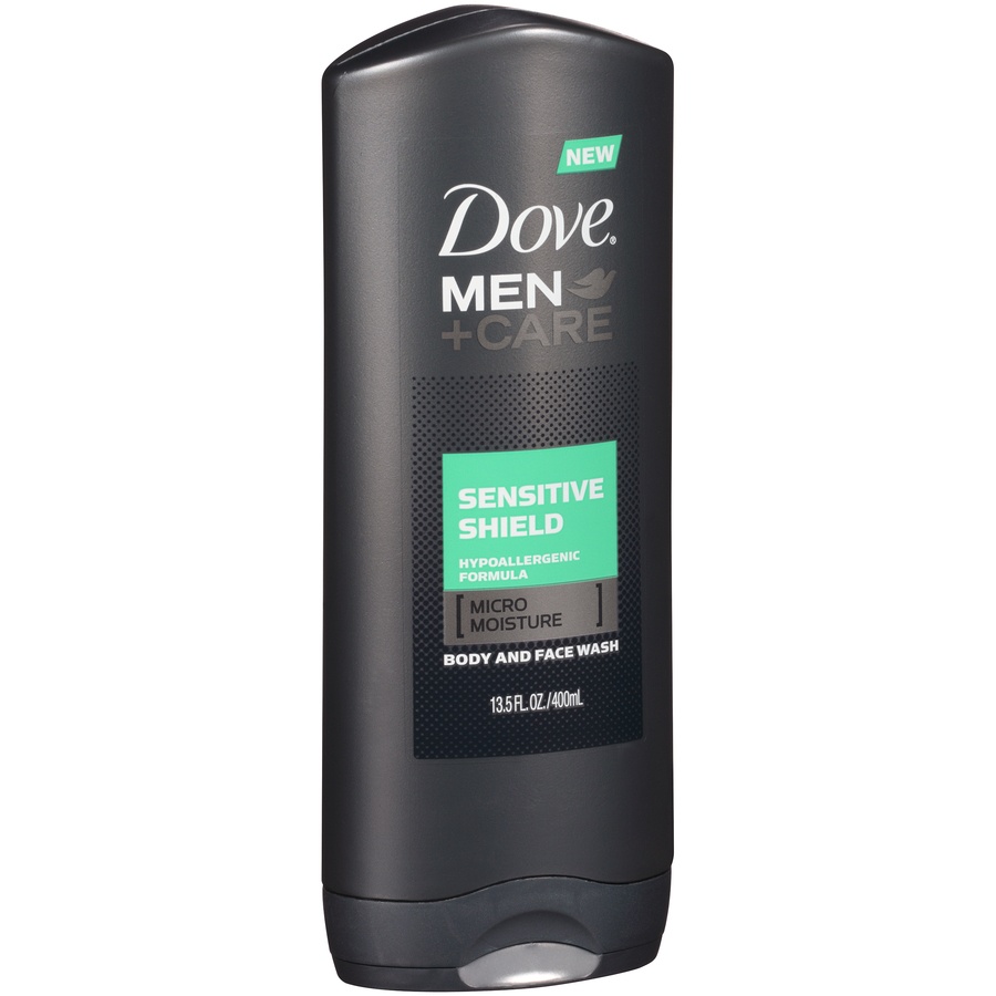 Dove Men + Care Sensitive Shield Micro Moisture Body & Face Wash 13.5 ...