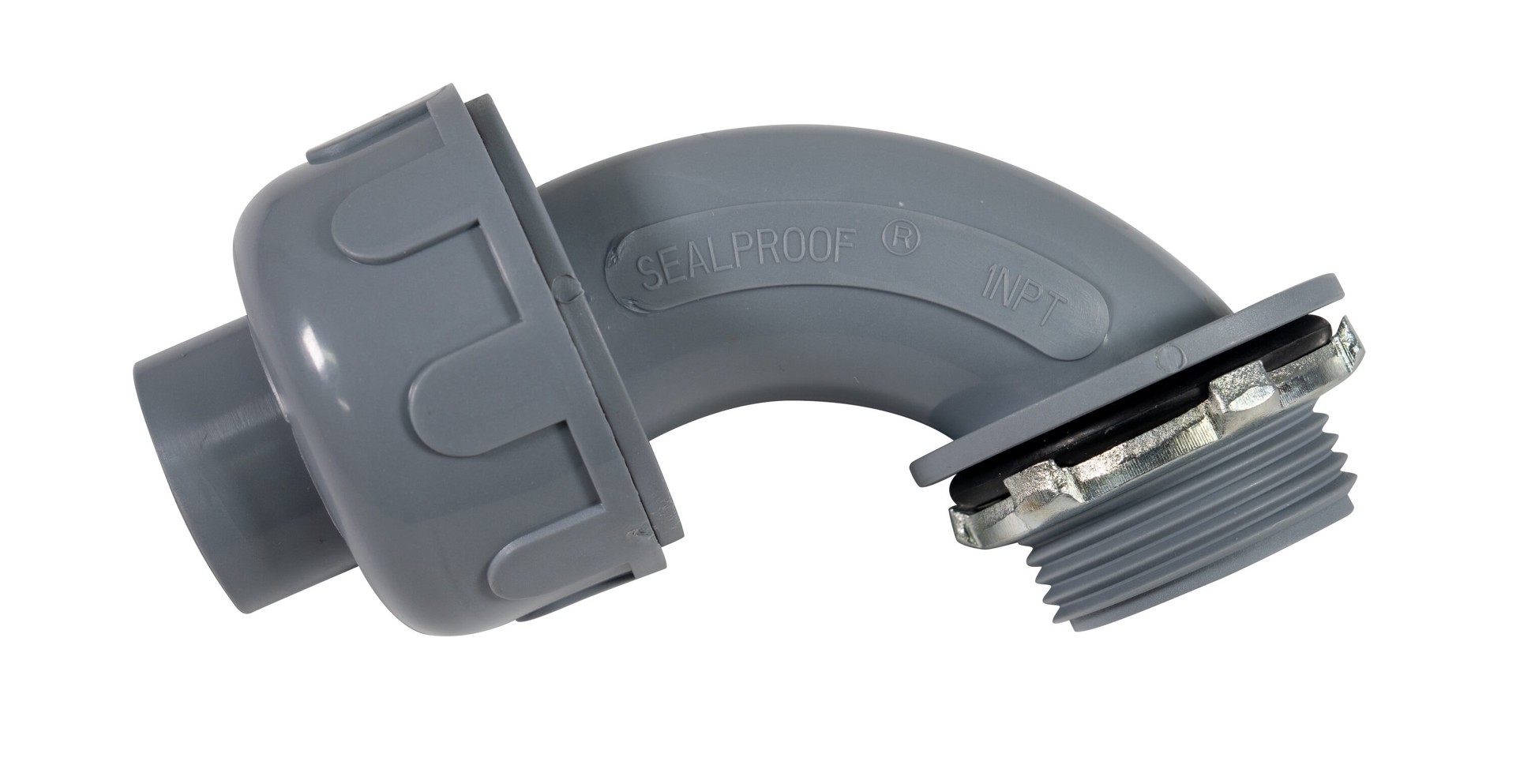 Southwire 1-in 90 -Degree Liquid Tight PVC Right angle type Connector ...