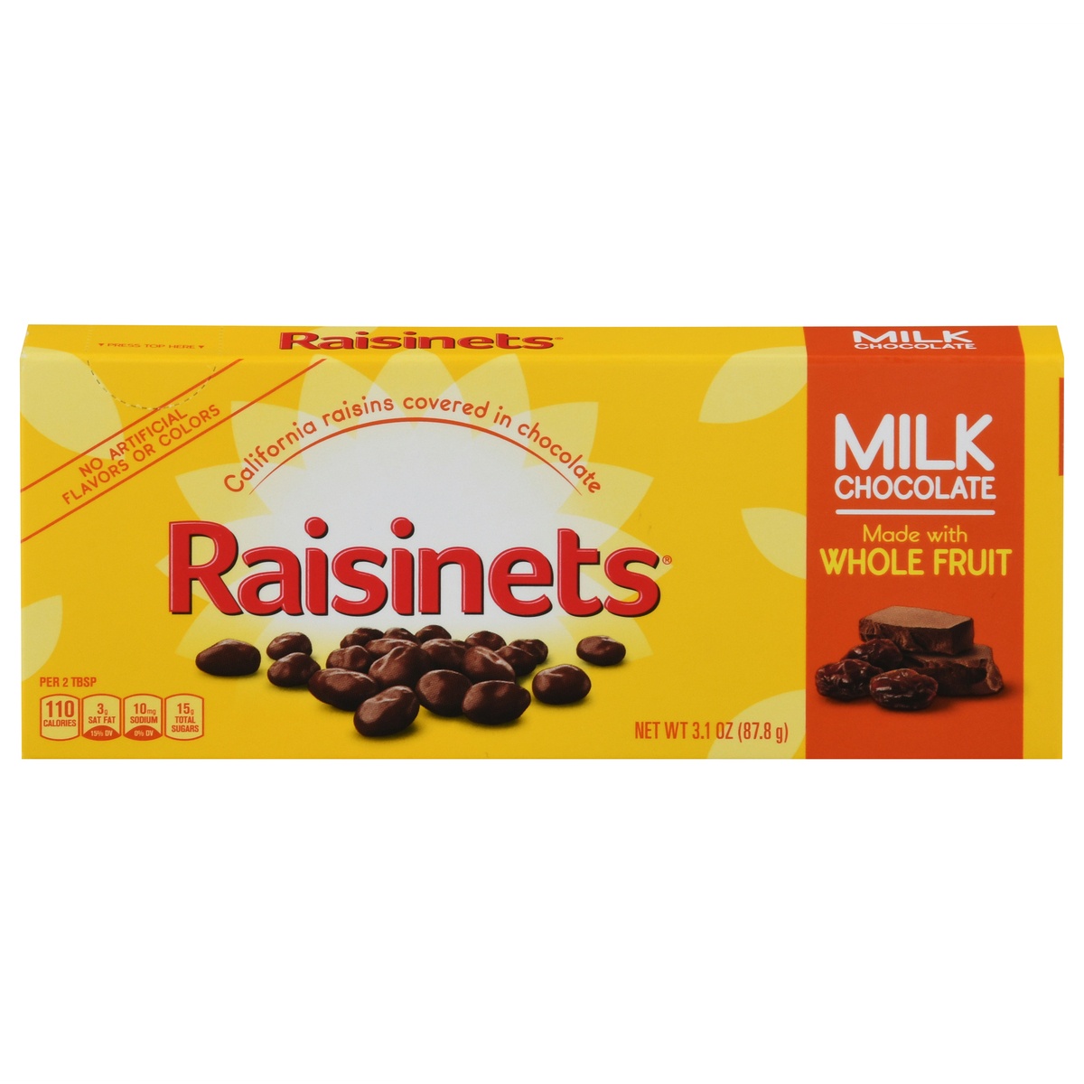 Raisinets Milk Chocolate Raisins 3.1 oz 3.1 oz | Shipt