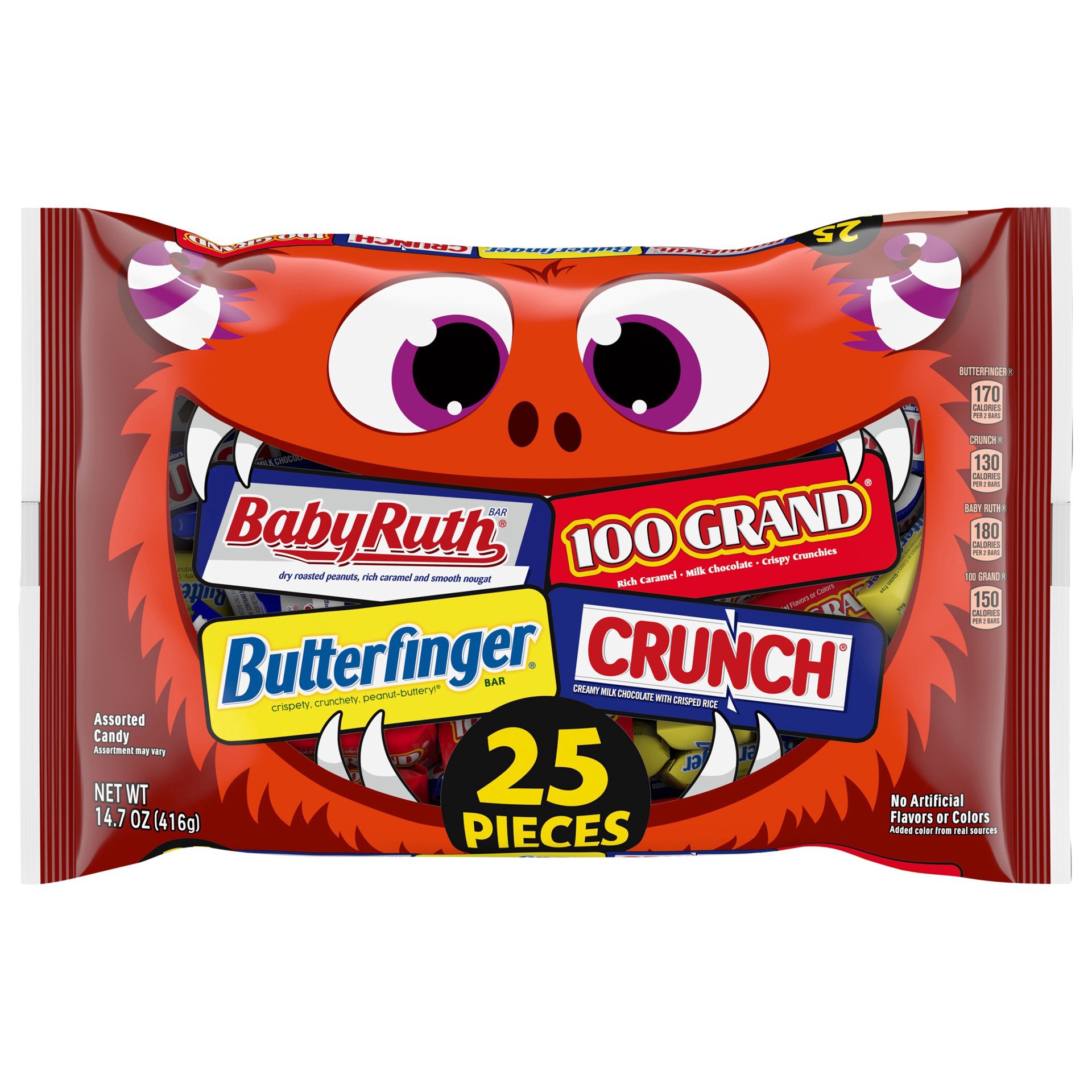 Ferrero FMC Fun Size Assorted (Butterfinger\, Crunch\, 100 Grand\, and ...