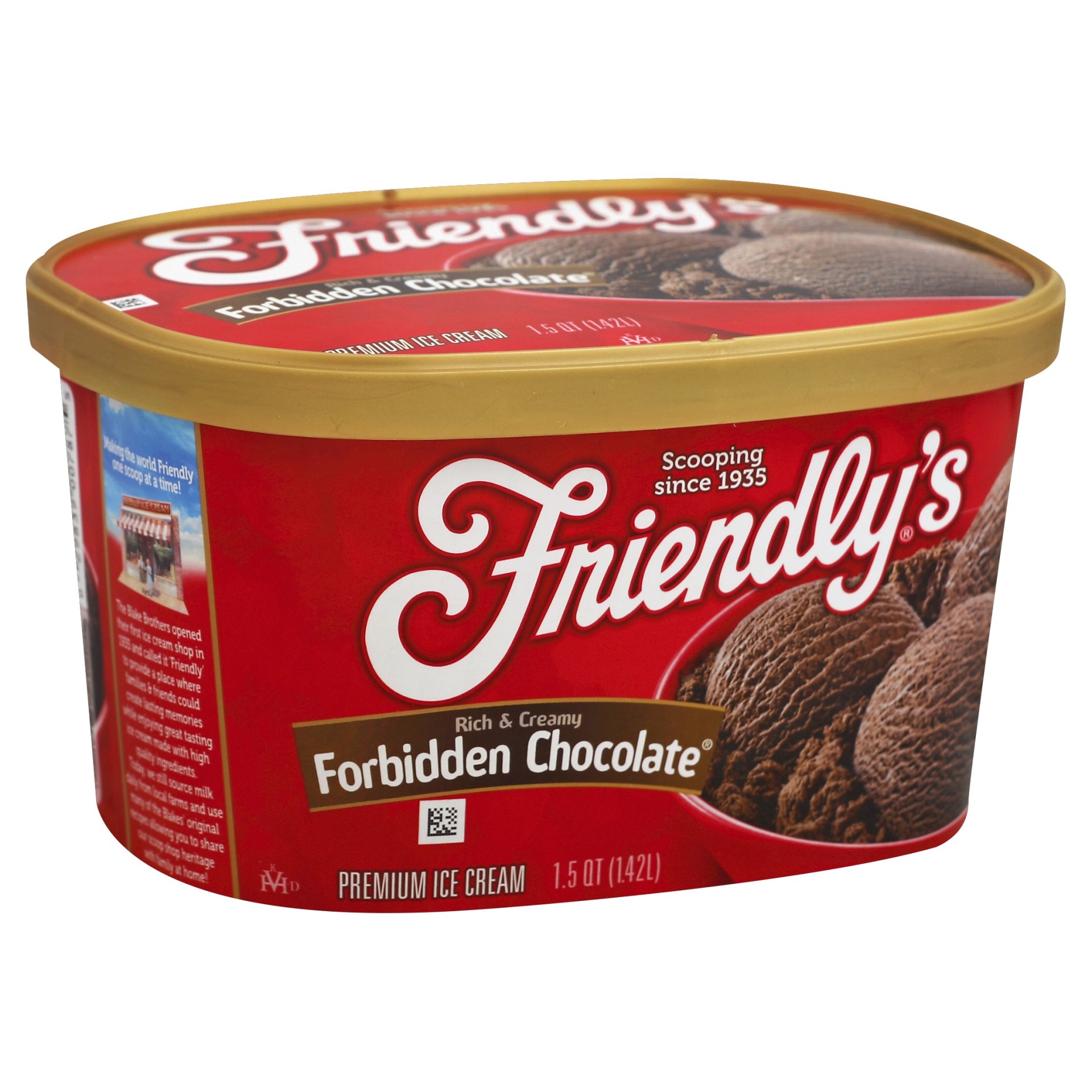 Friendly's Forbidden Chocolate Ice Cream 48 oz | Shipt