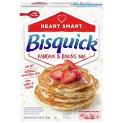Bisquick Betty Crocker Bisquick Heart Smart Pancake and Baking Mix 40 ...