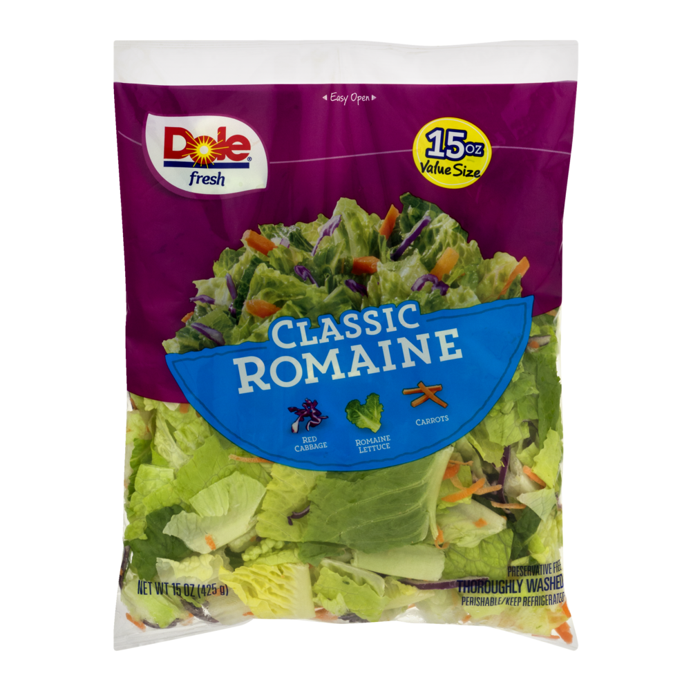 Dole Family Size Salad Kit, Classic Romaine 15 oz | Shipt