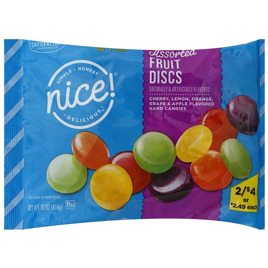 Nice! Assorted Fruit Discs 16 oz | Shipt
