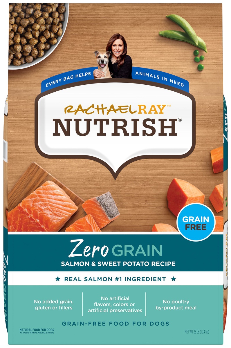 Rachael Ray Nutrish Zero Grain Natural (Salmon & Sweet Potato) - Dry ...
