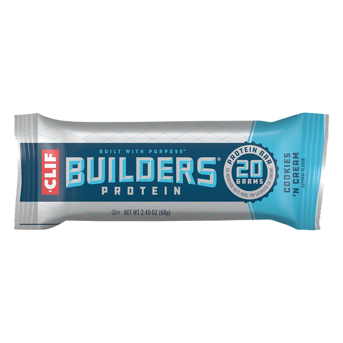 CLIF Builders Cookies N Cream Protein Bar 2.39 oz | Shipt