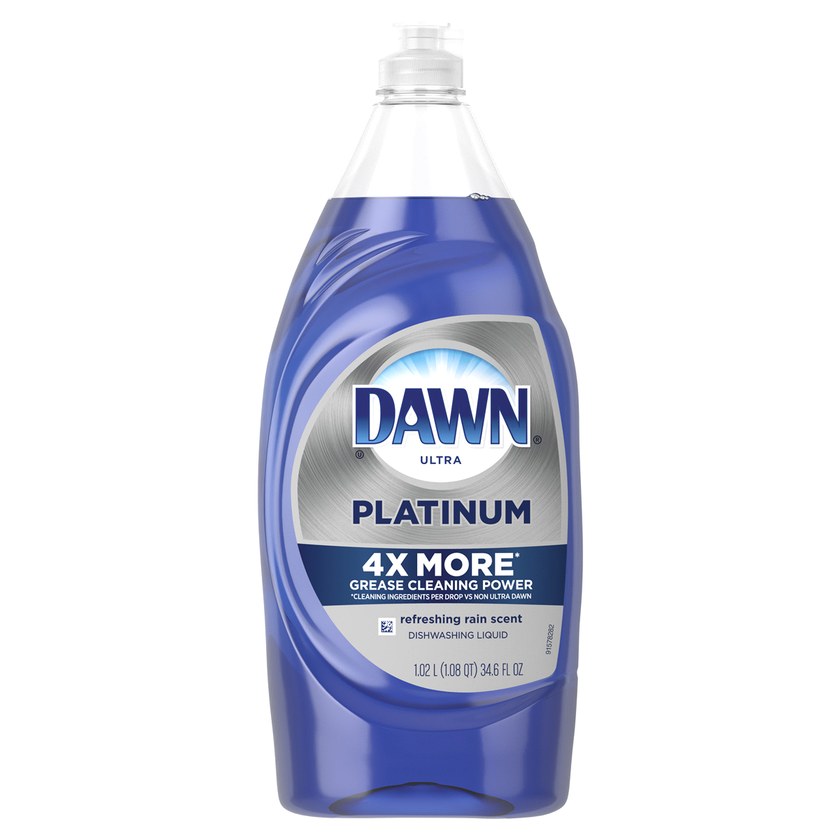 Dawn Ultra Refreshing Rain Scent Platinum Dishwashing Liquid 34.6 fl oz ...