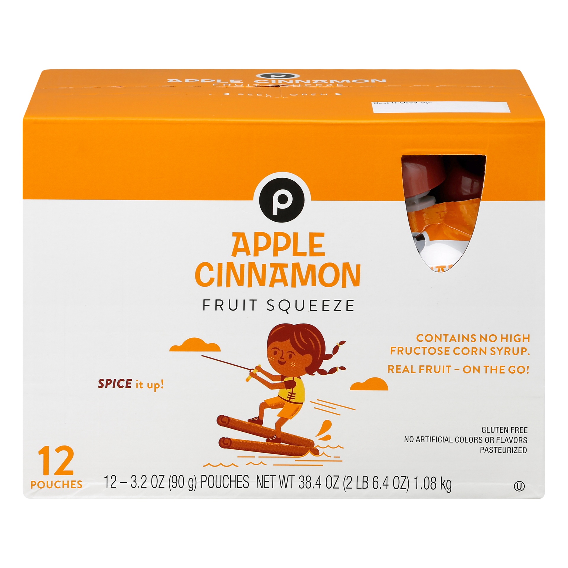 Publix Apple Cinnamon Fruit Squeeze 12 ct; 3.2 oz | Shipt