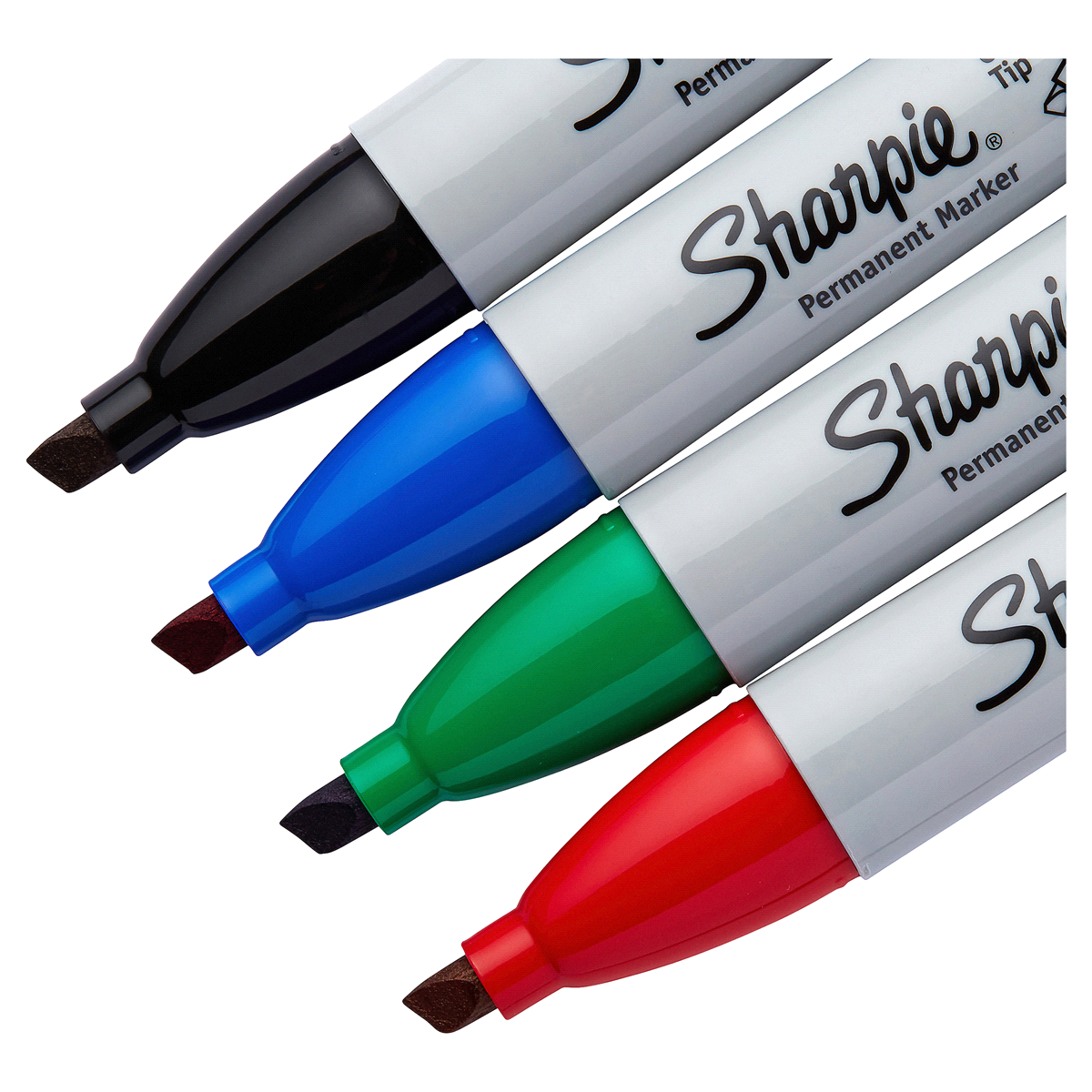Sharpie Broad Chisel Tip Permanent Marker Multicolor 4 ct | Shipt