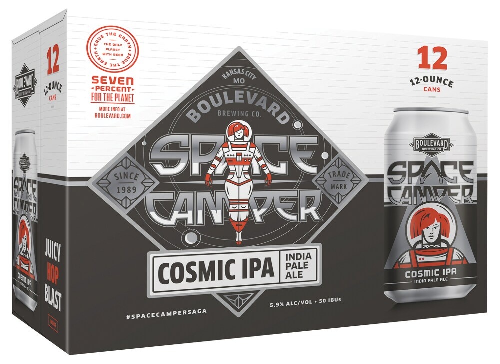 Boulevard Brewing Co. Space Camper Cosmic Ipa - India Pale Ale 12 oz ...