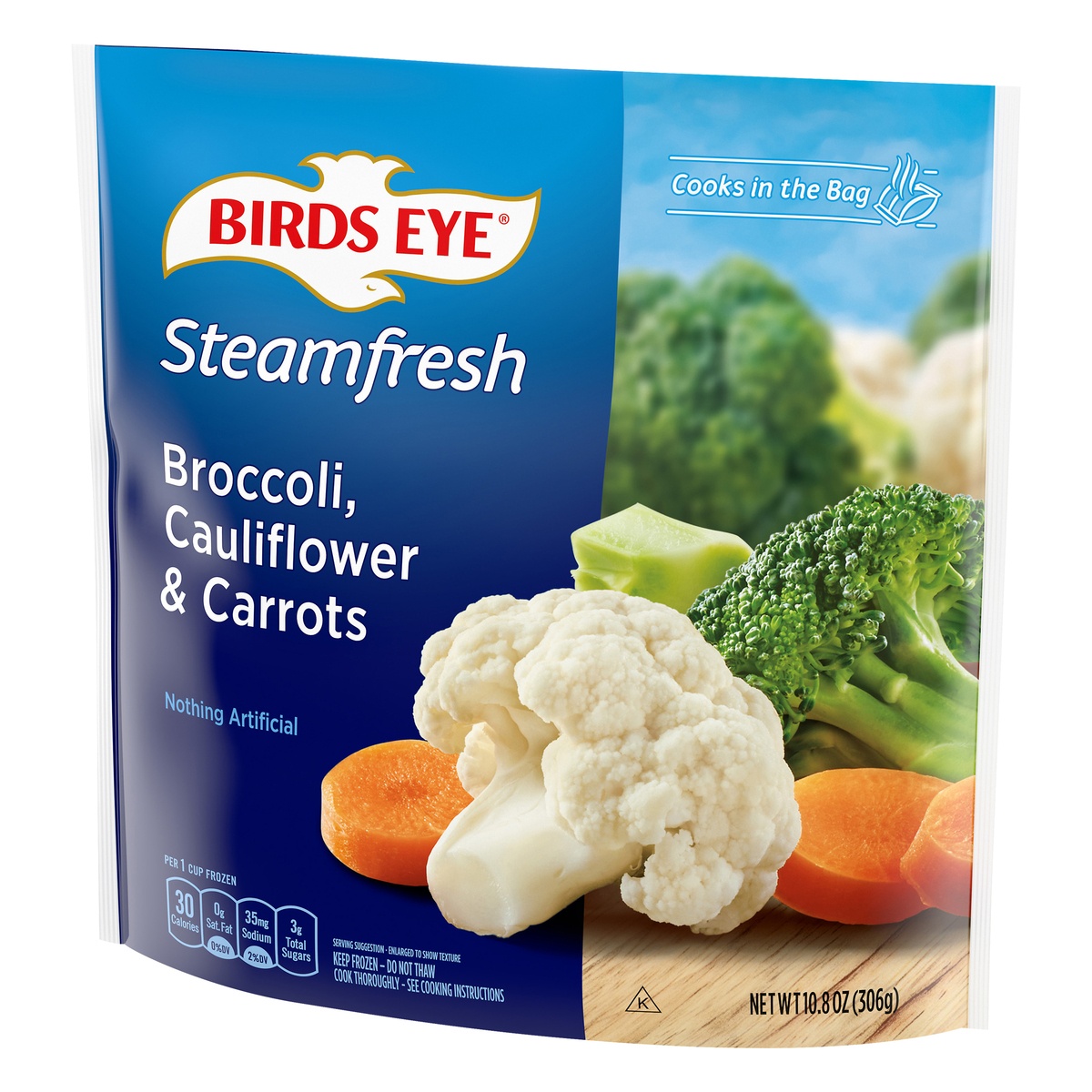 Birds Eye Steamfresh Selects Frozen Broccoli Cauliflower Carrots 12 oz ...